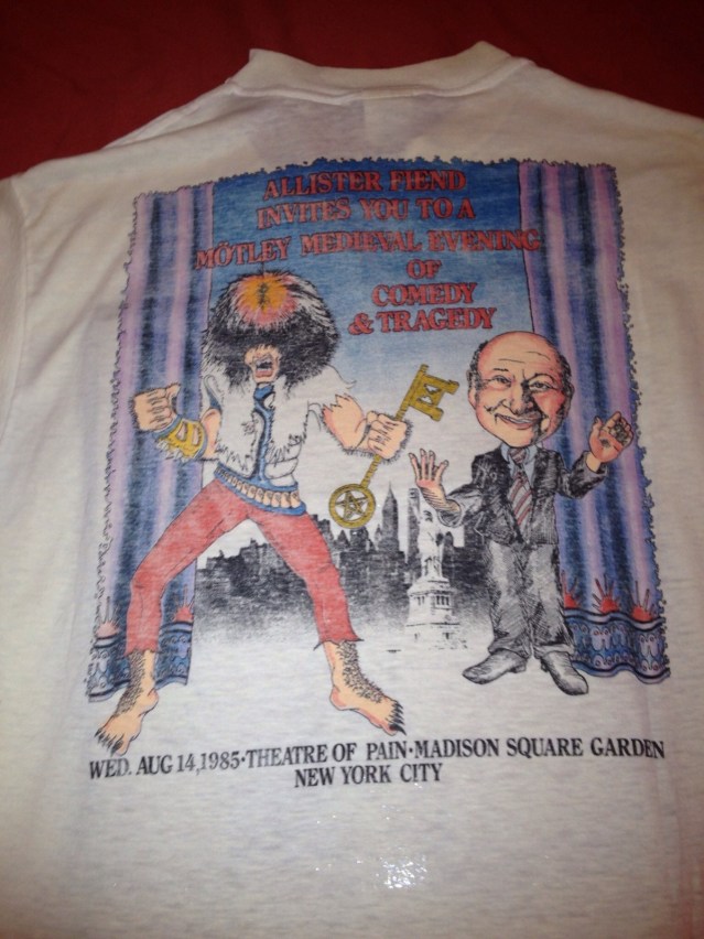 MOTLEY CRUE’S MALIGNED MASCOT, ALLISTER FIEND (Part 1).